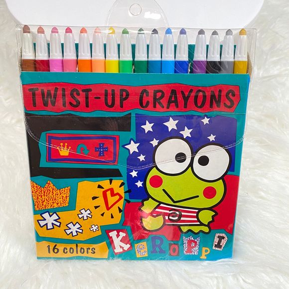 Sanrio | Office | Kero Kero Keroppi 6 Twist Up Crayons 1996 Nwt | Poshmark